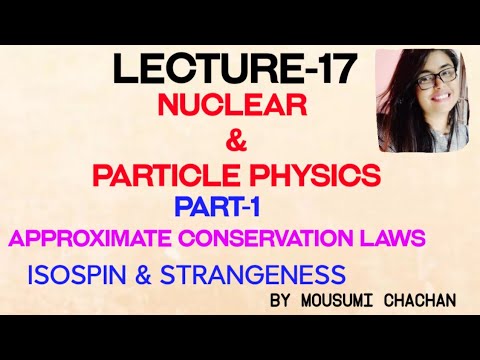 Approximate conservation laws | Isospin & Strangeness in particle ...