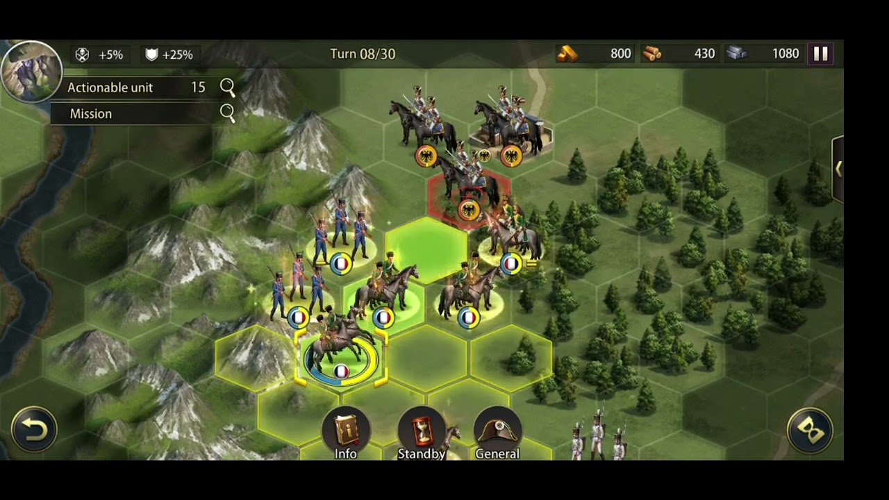 Grand War European Warfare France 16 Easy (no generals / no elites ...