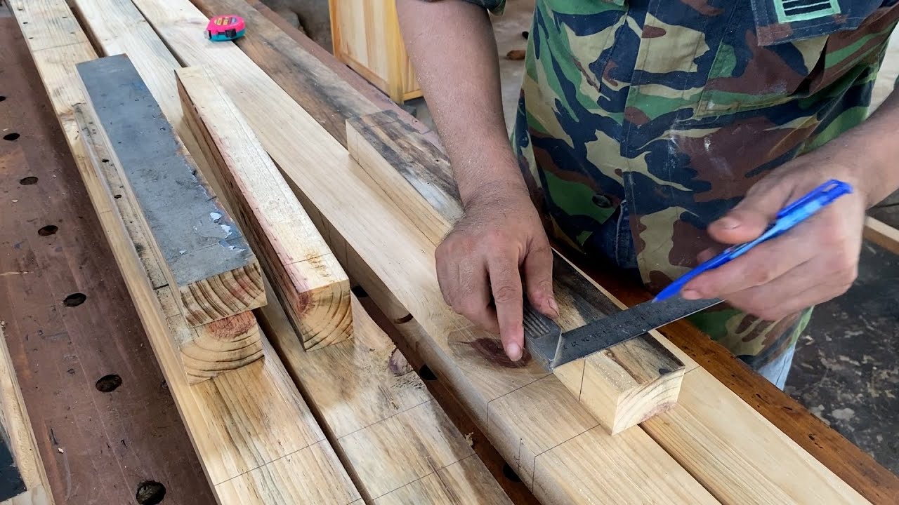 Wood Recycling Project // I Designed A Canopy Chair With Waste Pallet ...