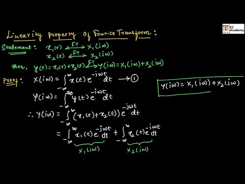 LINEARITY and TIME SHIFT property of fourier transform in signals and ...