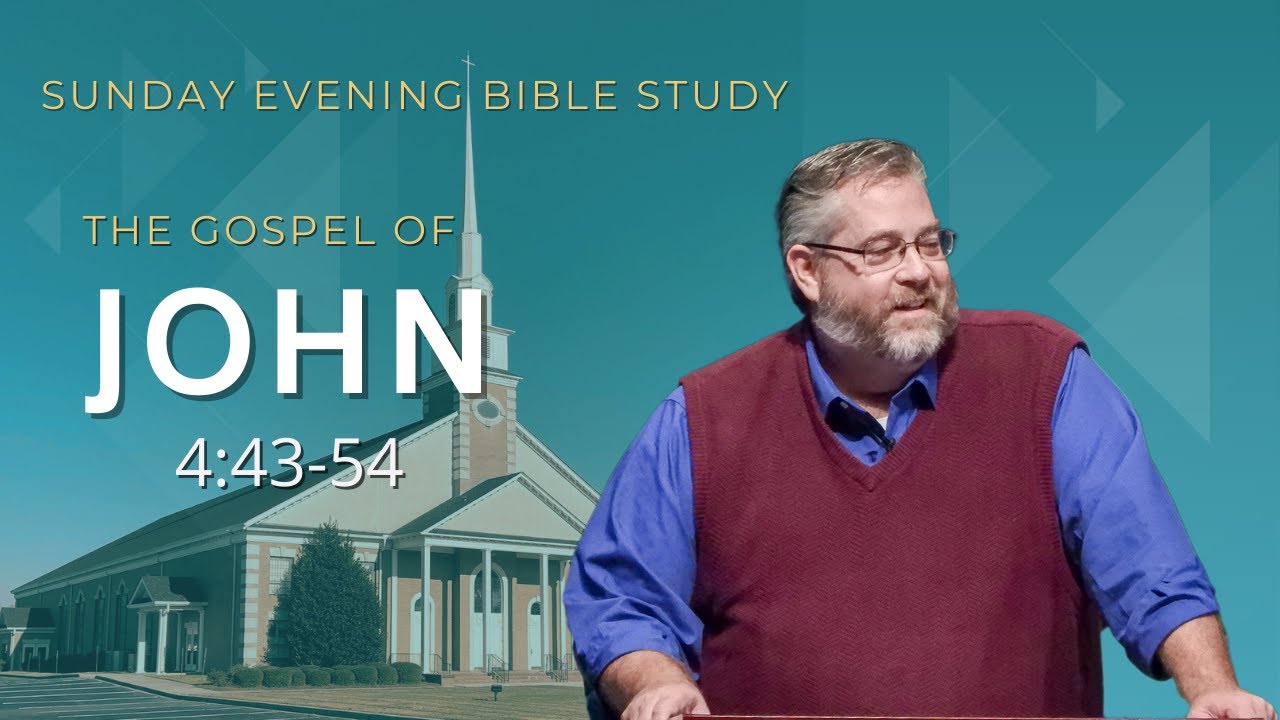 September 29, 2024 - Jonathan Bradshaw - John 4:43-54 SPM - YouTube
