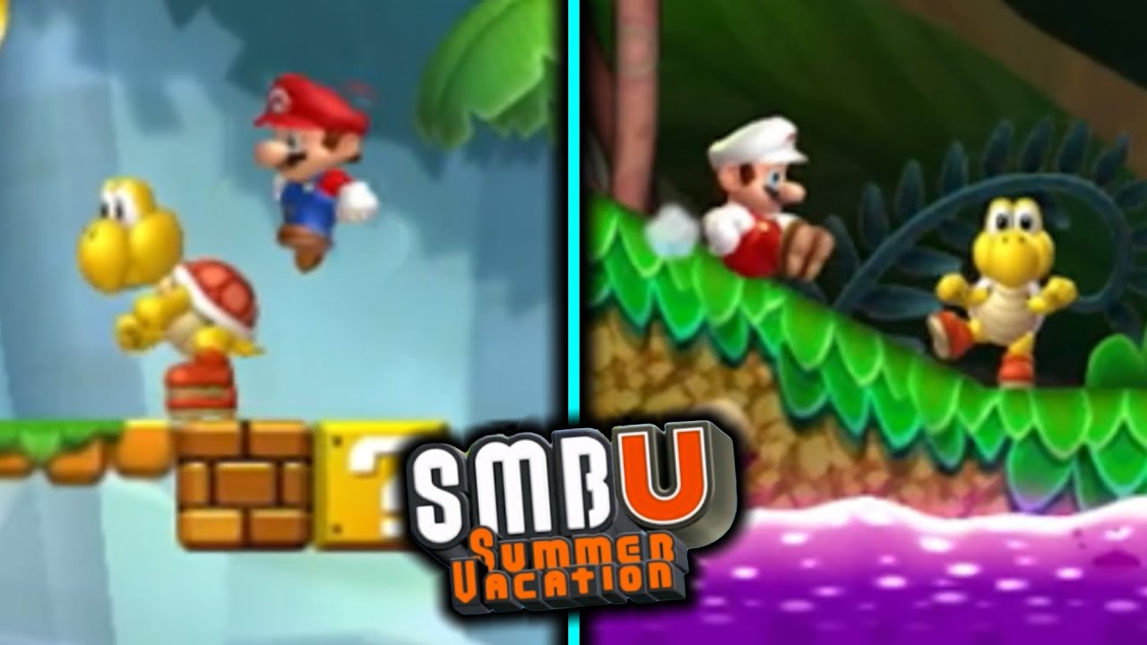 Super Mario Bros. U Summer Vacation! - Amazing NSMBU Rom Hack - YouTube