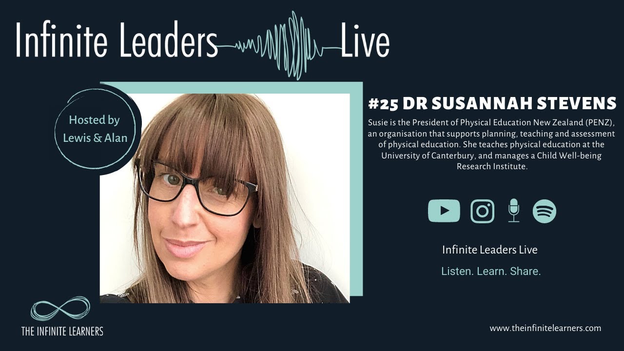 Infinite Leaders: Live #25 Dr Susannah Stevens - YouTube