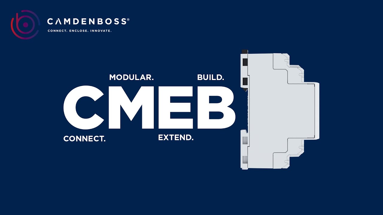 CMEB - New and Improved Extendable DIN Rail Terminal Enclosure - YouTube