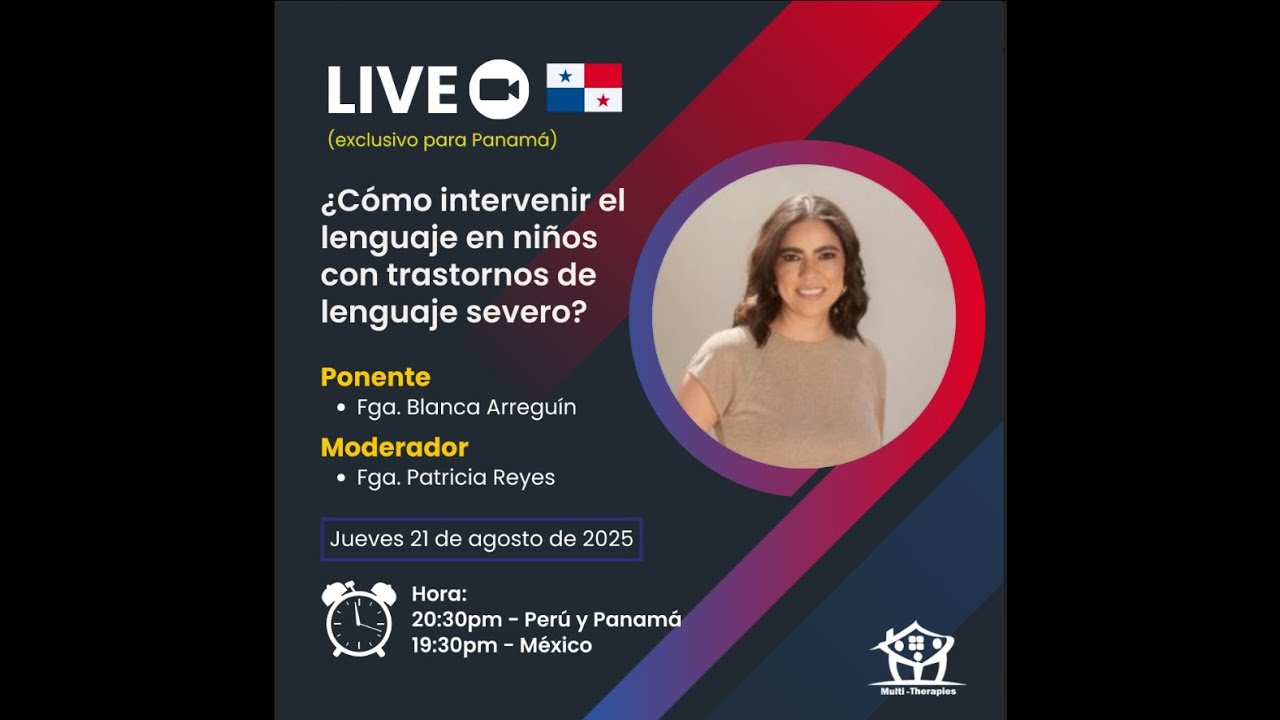 LIVE GRATUITO: ¿Cómo intervenir el lenguaje en niños con trastornos de ...