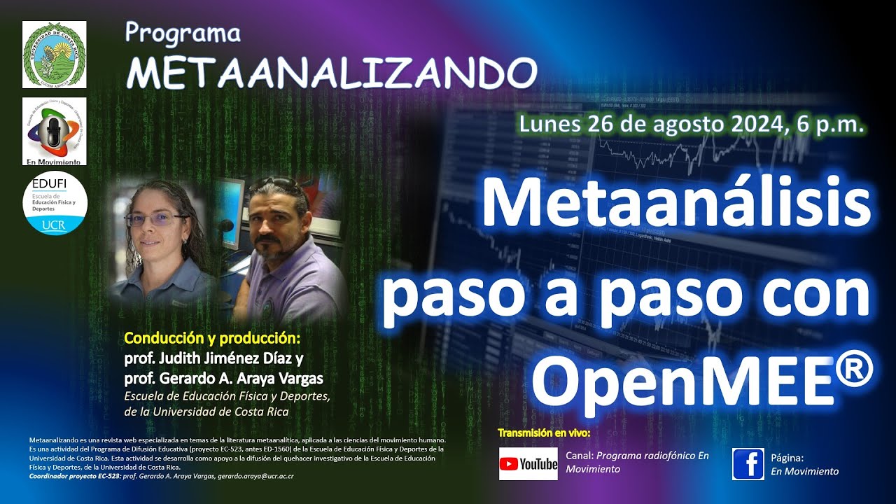 Metaanálisis paso a paso con OpenMEE - YouTube