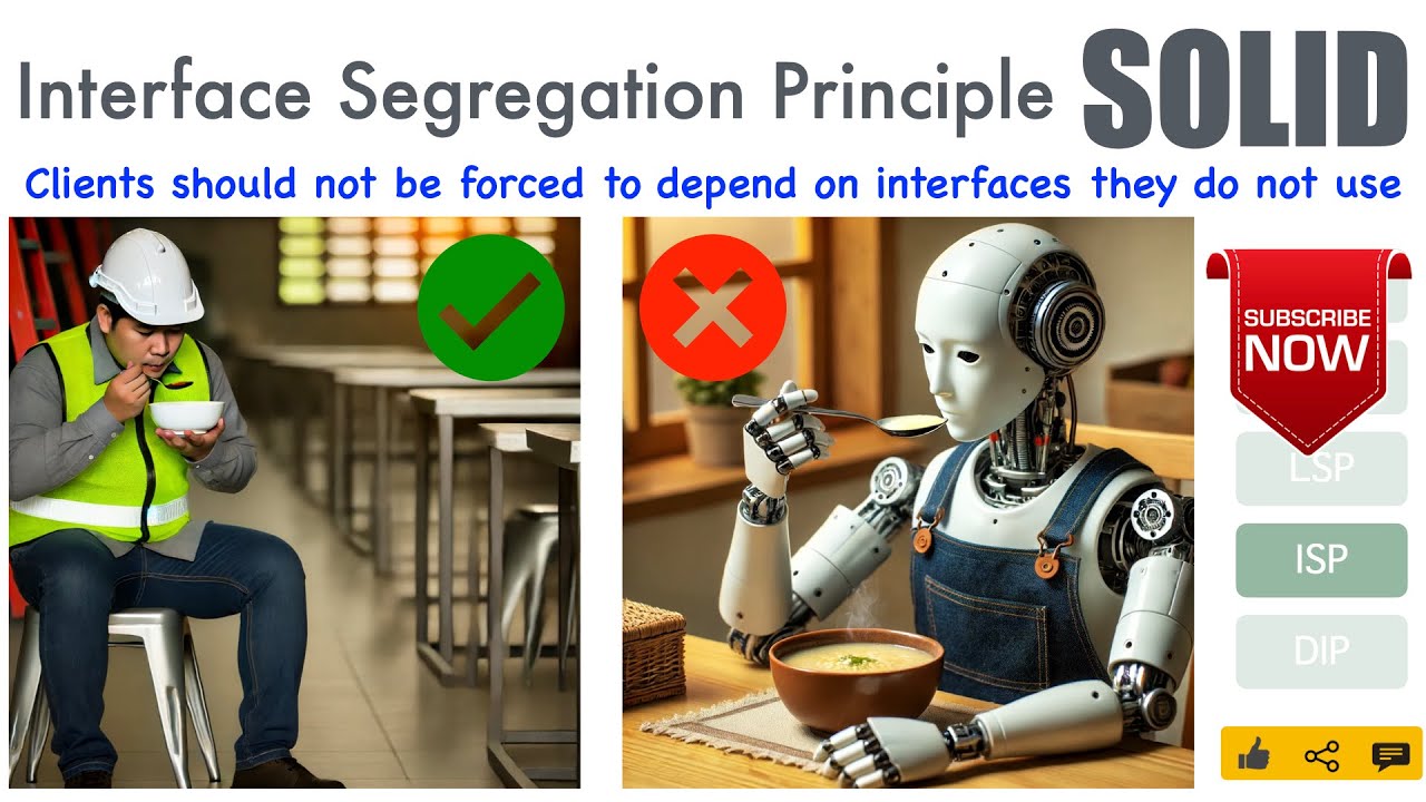 Interface Segregation Principle Isp Violation Solid Principles Part 4 Youtube