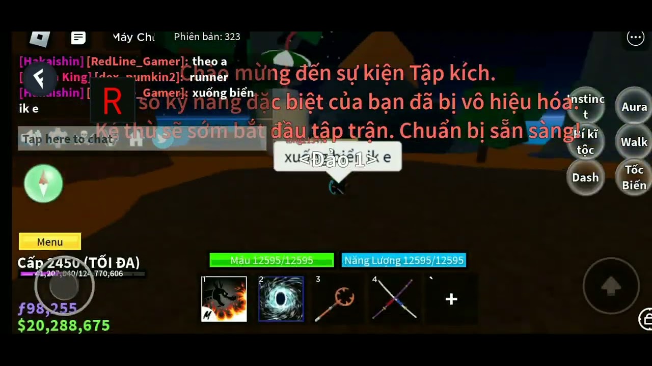 RedLine Gamer - chốt đơn bạn này trái mochi + raid fun chiêu nhé ...