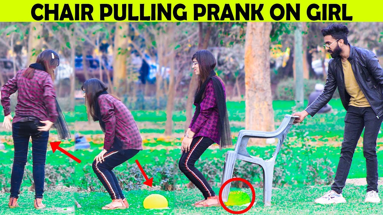 Chair Pulling Prank | Part 2 @decentboysprank - YouTube