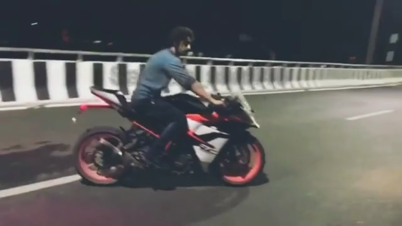 Mid-Night Stuff On Rc 390 || Stunt Video || Bike || KTM || Bikers Of Kashmir - YouTube