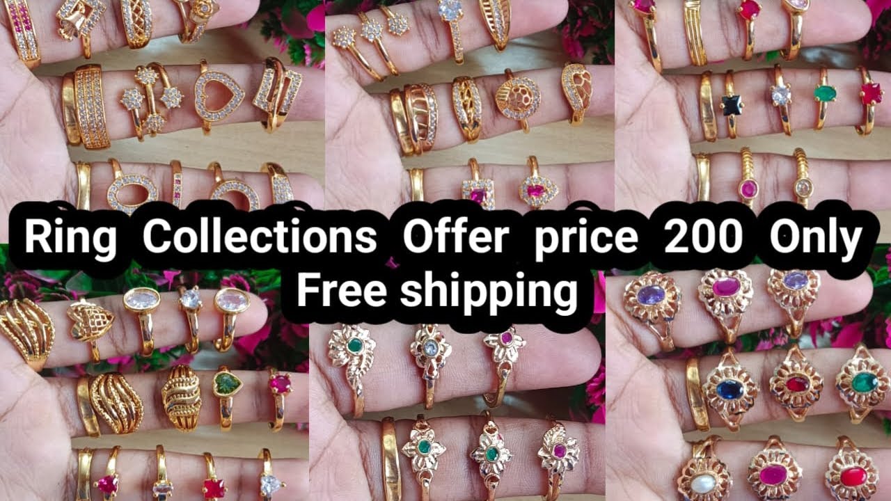 Ring Collections Offer Price 200 Only Free Shipping || # 8807323739 ...