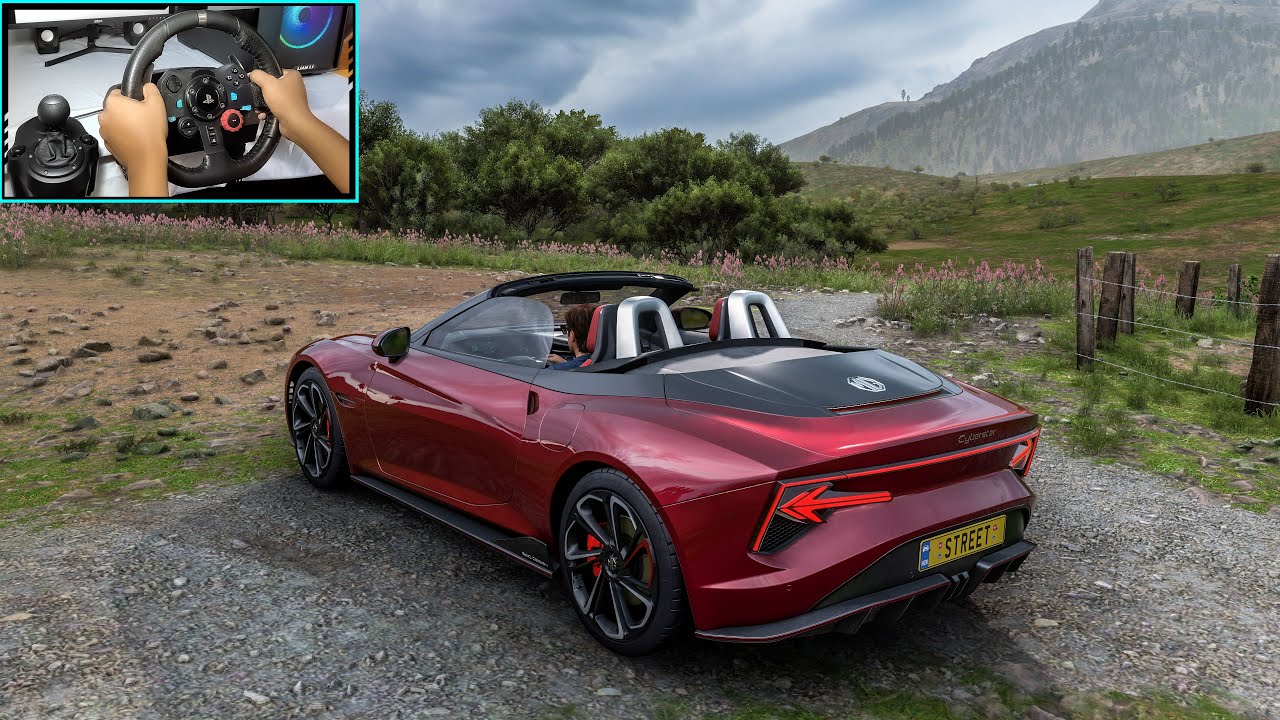 MG Cyberster | Forza Horizon 5 | Logitech G29 Gameplay - YouTube