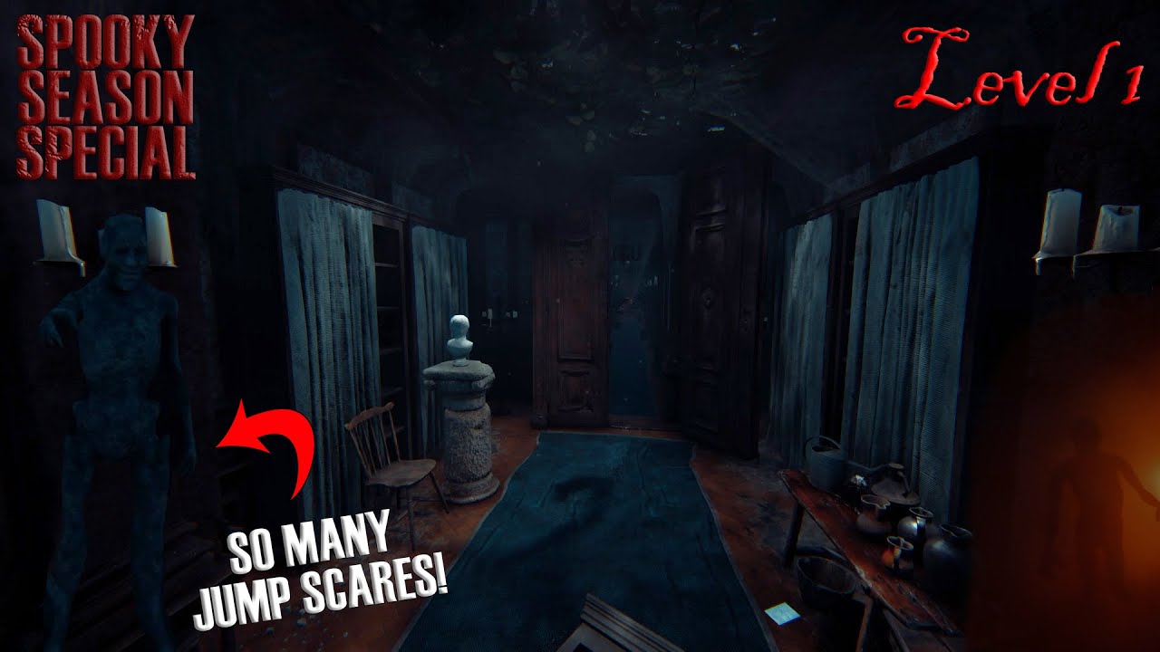 This Horror Game has INSANE JUMP SCARES! | Uninvited Guest (Level 1 ...