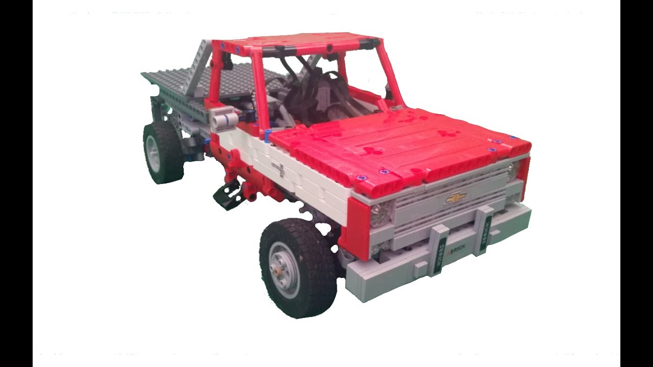 Lego Technic [SBrick] Chevrolet silverado k10 square body - YouTube
