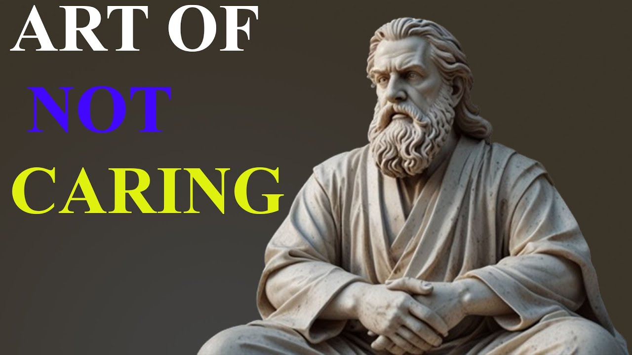 7 Stoic Principles To MASTER THE ART OF NOT CARING AND LETTING GO ...