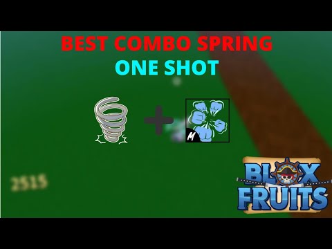{BEST COMBO SPRING AND SUPERHUMAN ONE SHOT BLOX FRUITS} - YouTube