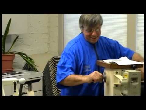 Turning a Support Spindle - YouTube
