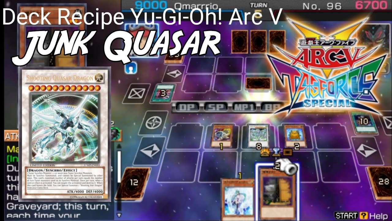 Junk Quasar Deck Recipe Yu-Gi-Oh! Arc V - easy deck to newbie #1 - YouTube