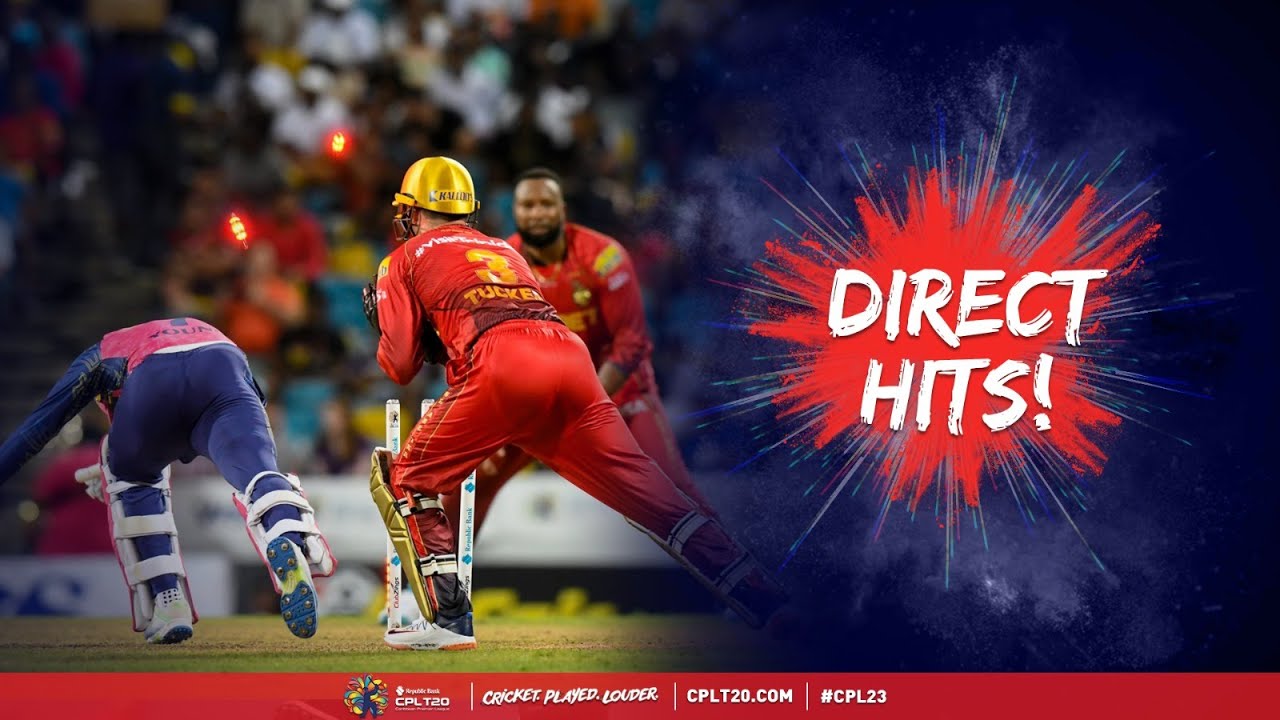 The BEST Direct Hits in the Tournament's History! | CPL 2023 - YouTube