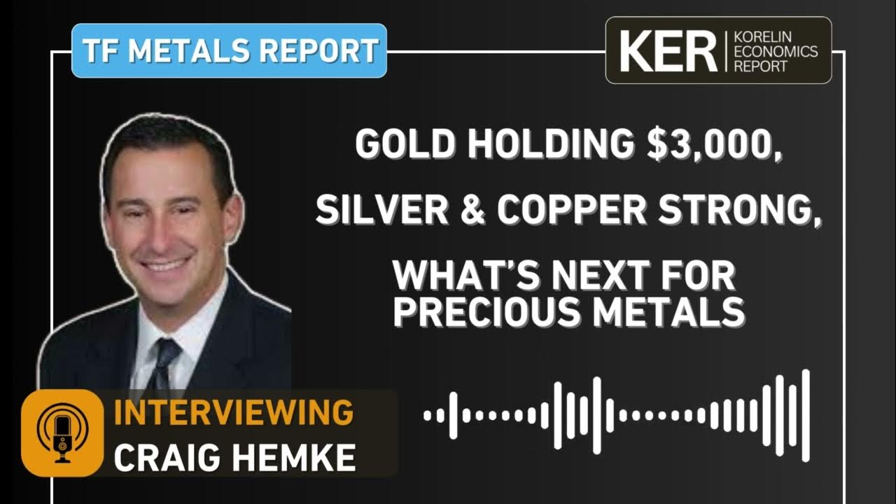 Craig Hemke - Gold Holding $3,000, Silver Lagging, and What Q2 Could Bring - YouTube