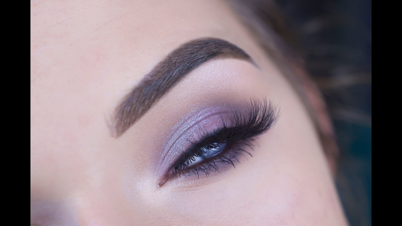 Easy Mauve Eye Makeup Tutorial - YouTube