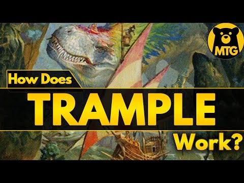 How Does Trample Work In Magic The Gathering