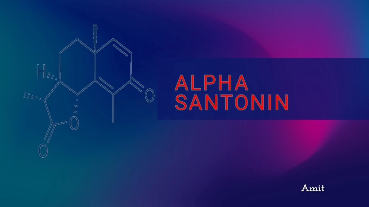 Structure of Alpha - santonin @mzeducation9872 - YouTube
