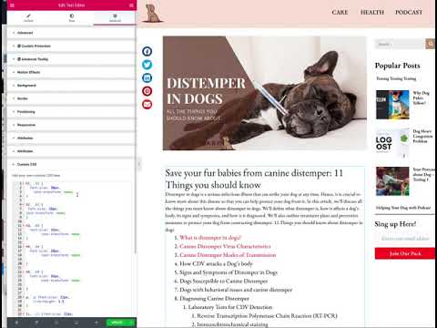 12 custom CSS - YouTube