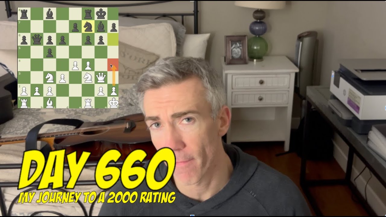 Day 660: Playing chess every day until I reach a 2000 rating - YouTube