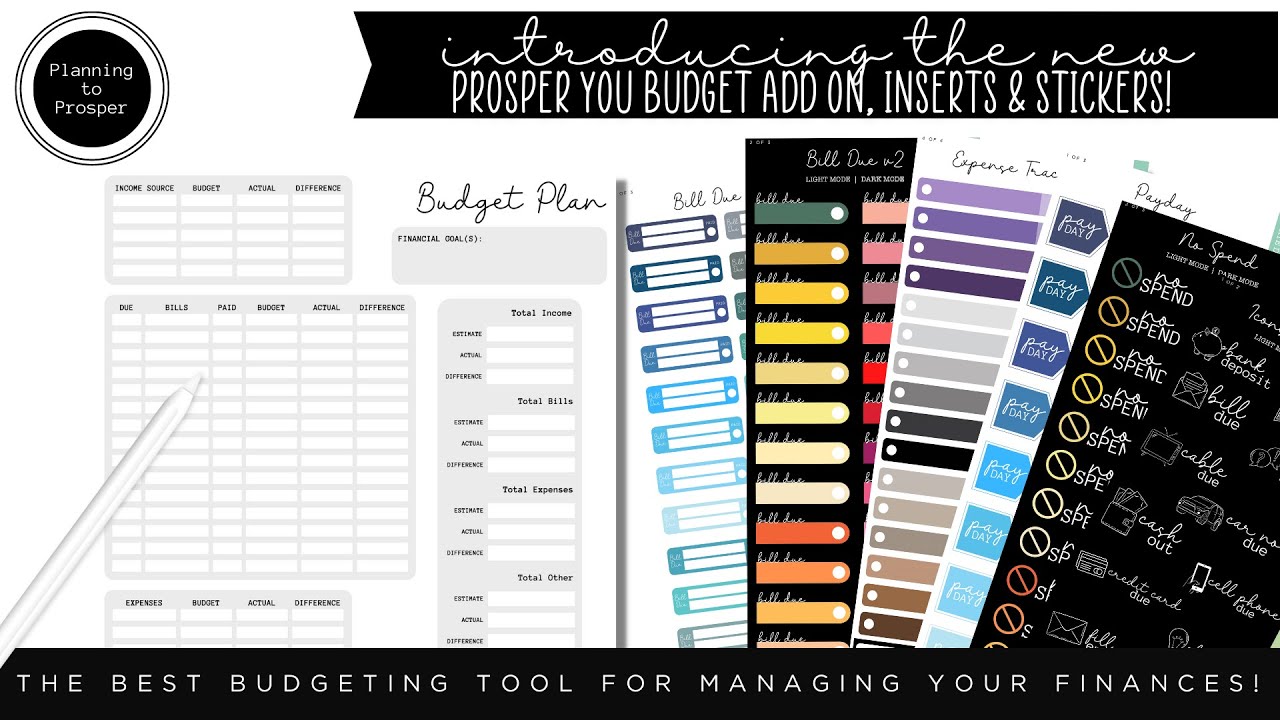 Introducing The BEST Budget Planner For Managing Your Finances Introducing The BEST Budget Planner For Managing Your Finances