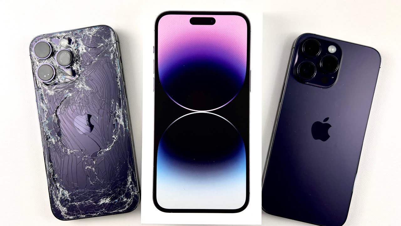 Cracked iPhone 14 Pro Max Restoration! - YouTube