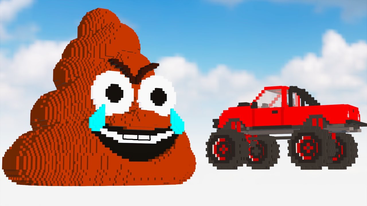 Cars vs Poop 😨 | Teardown Mega Destruction - YouTube