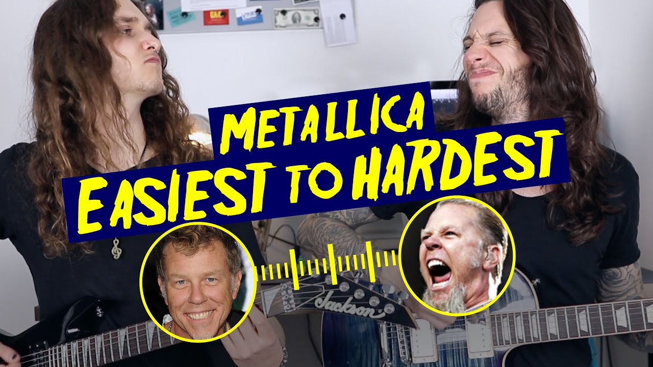 TOP 10 METALLICA RIFFS FROM EASIEST TO HARDEST - YouTube