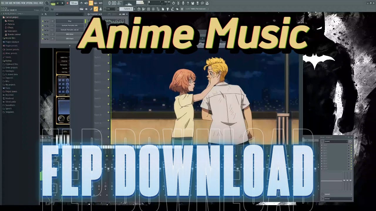 [FLP] Anime music #1 | FL Studio Project Download - YouTube