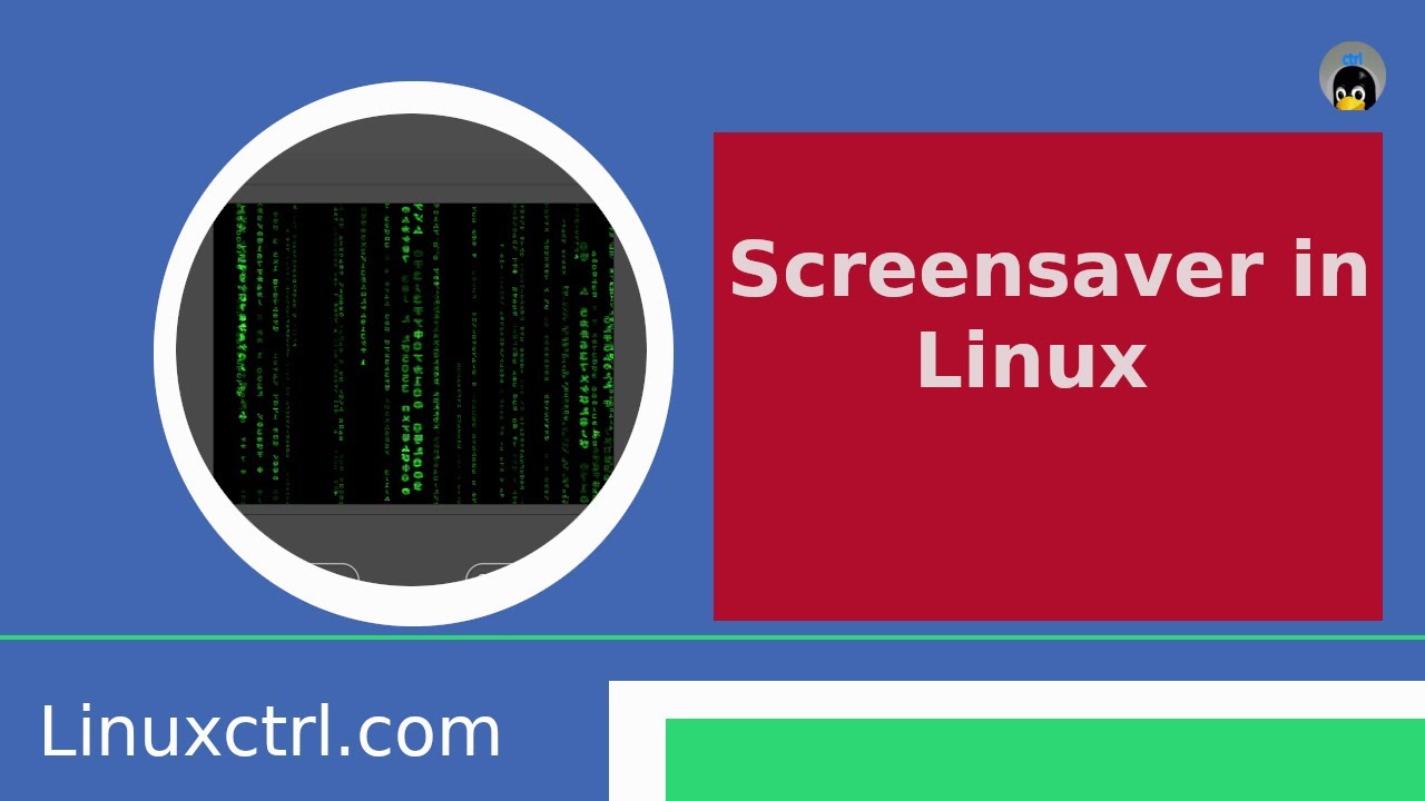 Screensaver in Linux GNOME - YouTube