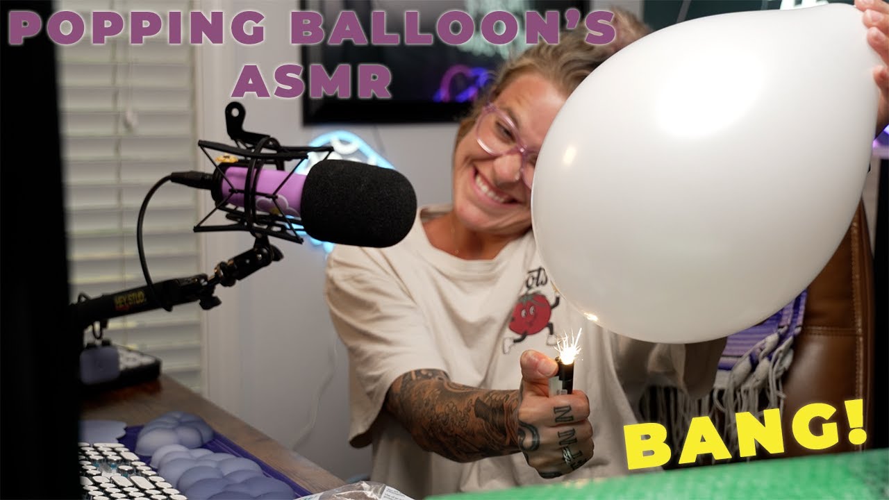 Balloon & Bubble Wrap Popping ASMR | Talking + Satisfying Bursts - YouTube