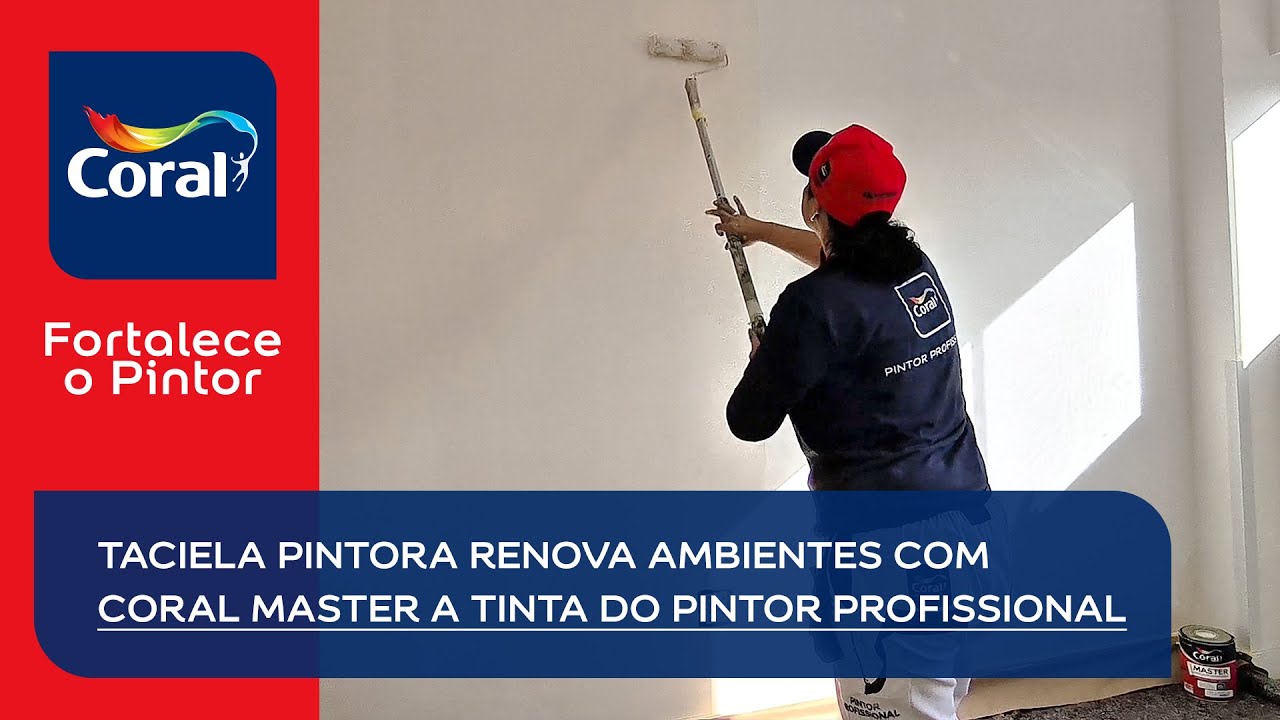 Pintora renova ambientes com Coral Master - YouTube