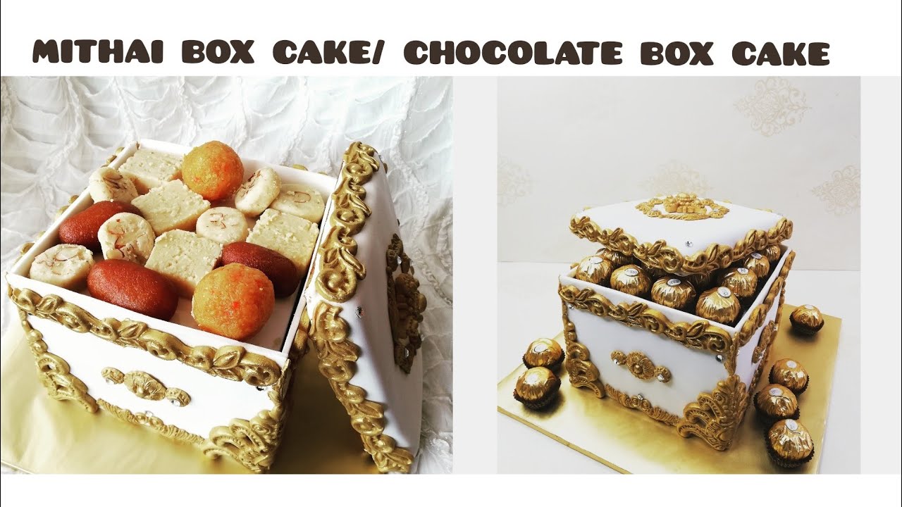 How to make MITHAI CAKE BOX / CHOCOLATE CAKE BOX - Tutorial - YouTube