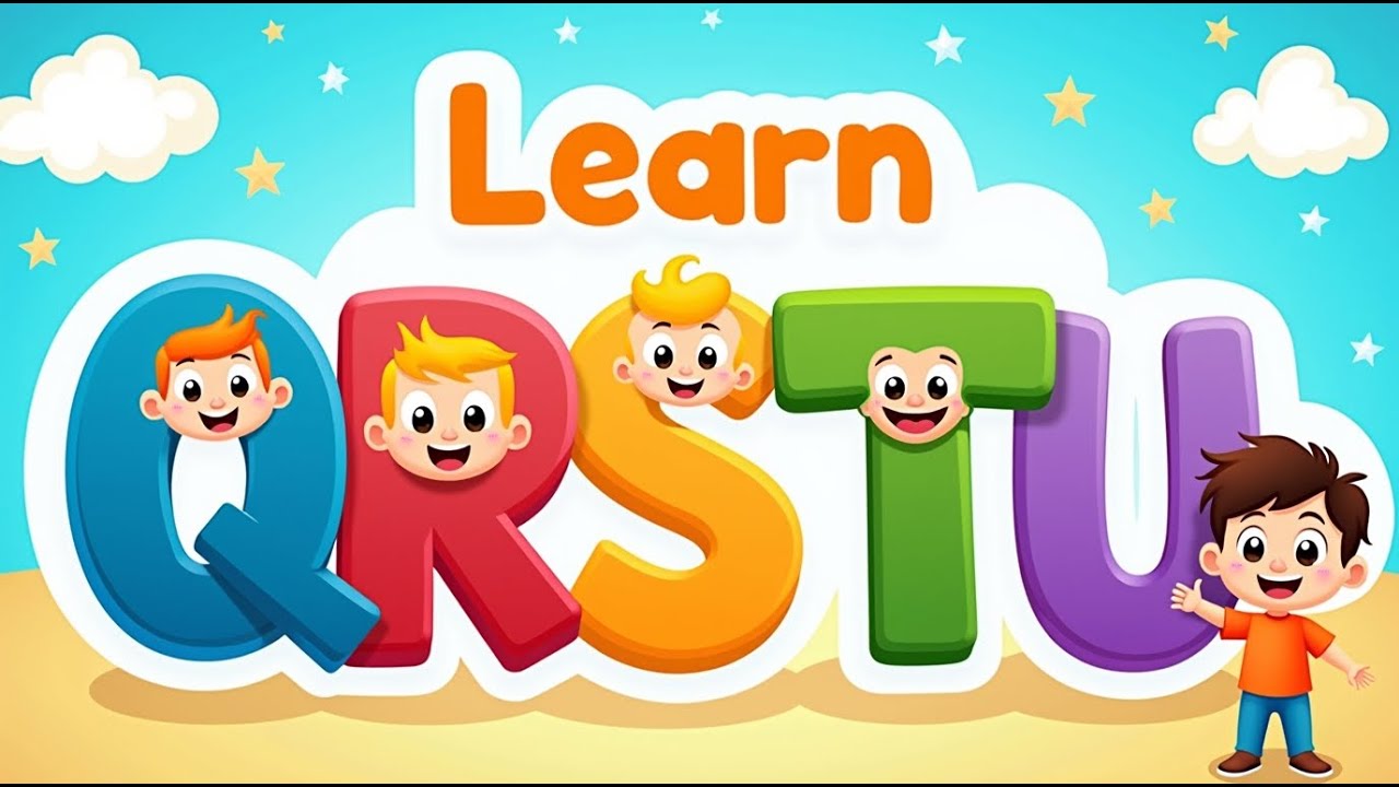 ABC Learning for Kids | Q to U Letters | Fun Alphabet Song & Learning ...