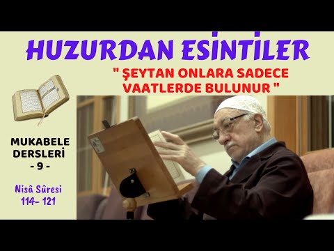 HOCAEFENDİ' NİN DERS HALKASINDA MEALLİ MUKABELE- 9- (Fethullah Gülen Hocaefendi ile Kur'an Ziyafeti)
