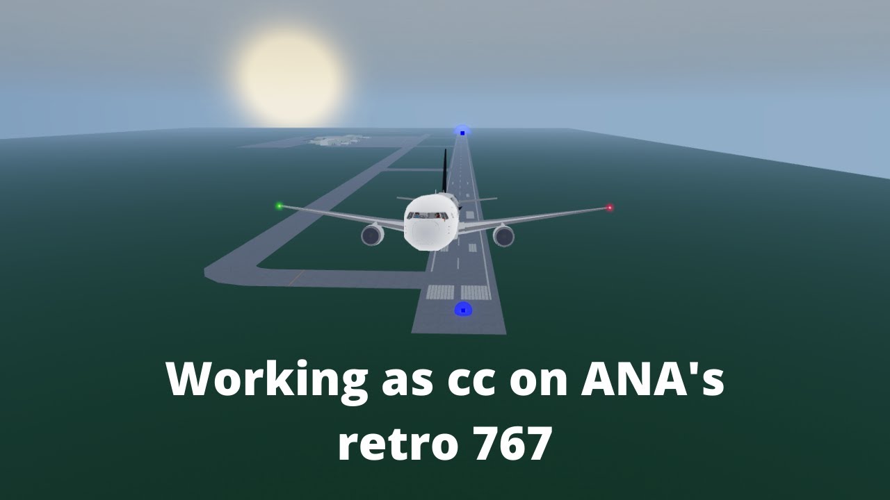 Working on ANA's retro 767! (ROBLOX) - YouTube