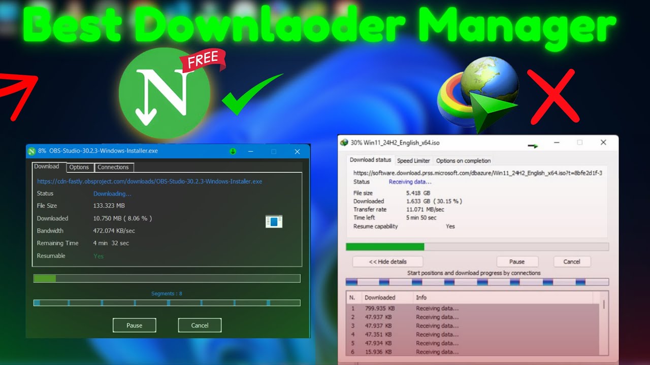 Free IDM Alternative for Windows | NDM Download Manager | Fast Speed - YouTube