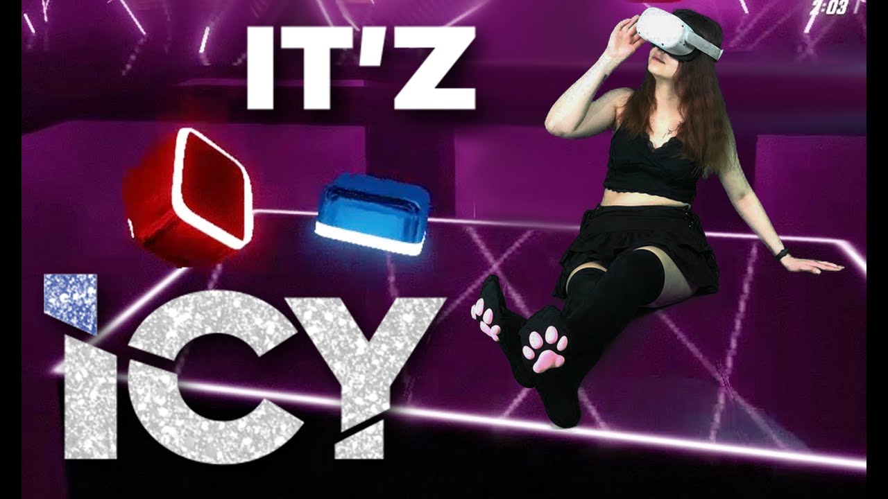[Beat Saber] - ICY - ITZY - Mixed Reality Gameplay | Expert VR - YouTube