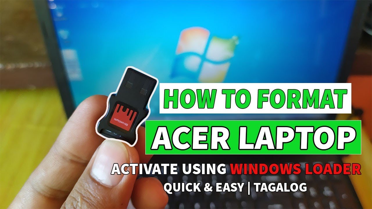 Paano Mag Format ng ACER Laptop | Easy🔥 - YouTube