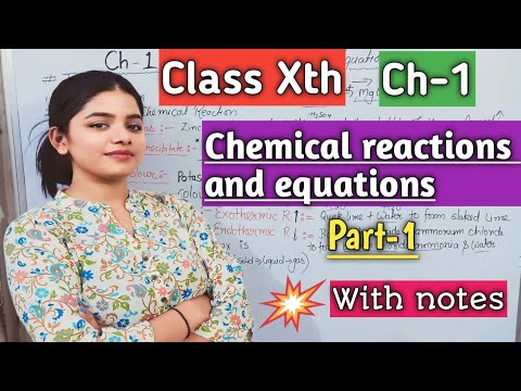 Chemical Reactions And Equations | Chapter 1| Class 10th | Chemistry ...