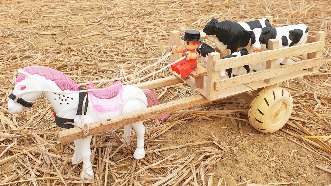 DIY Top Woodworking Mini Projects Cow Bullock Cart Mini Tractor Mini ...