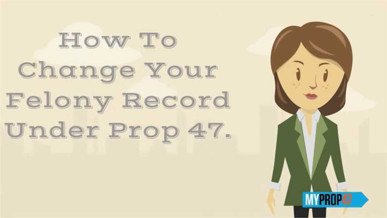 Proposition 47: Remove the felony, remove the barriers - YouTube