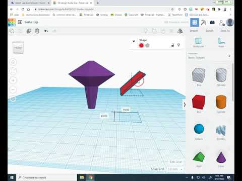Check overhang angle in TinkerCad - YouTube