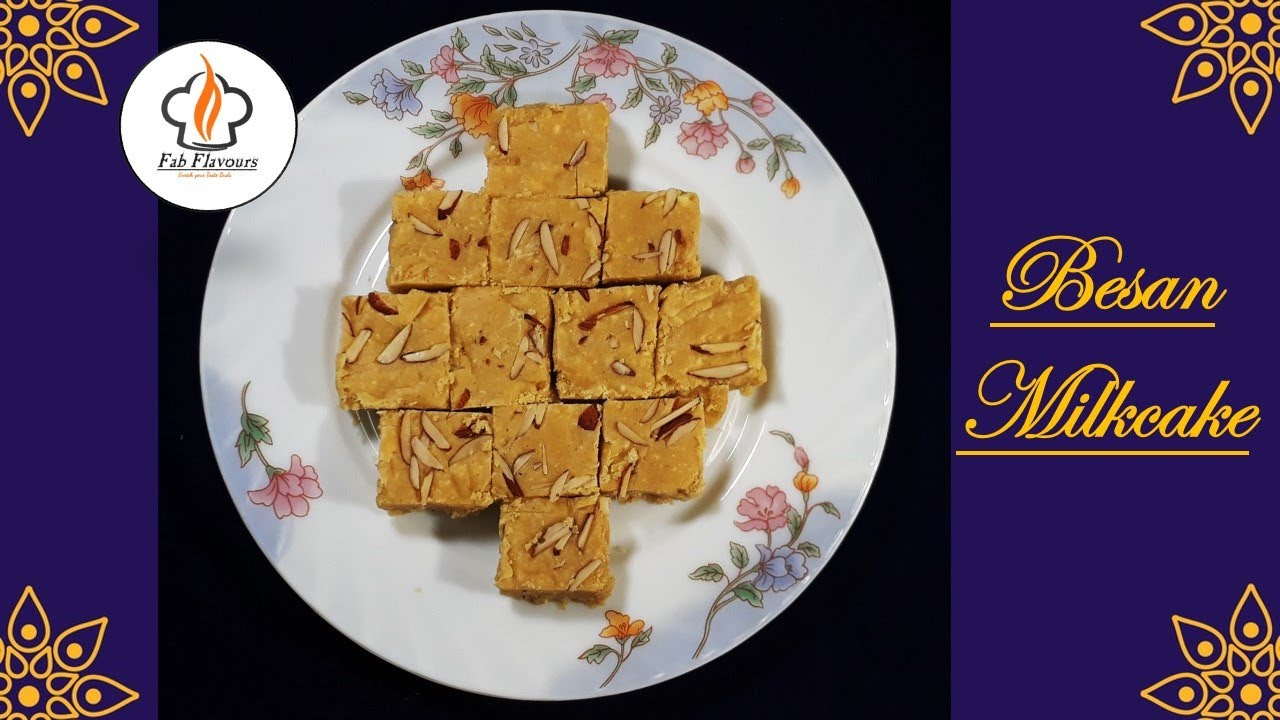 Besan Milk Cake | Diwali Special Sweets | How to make Patisa | Easy ...