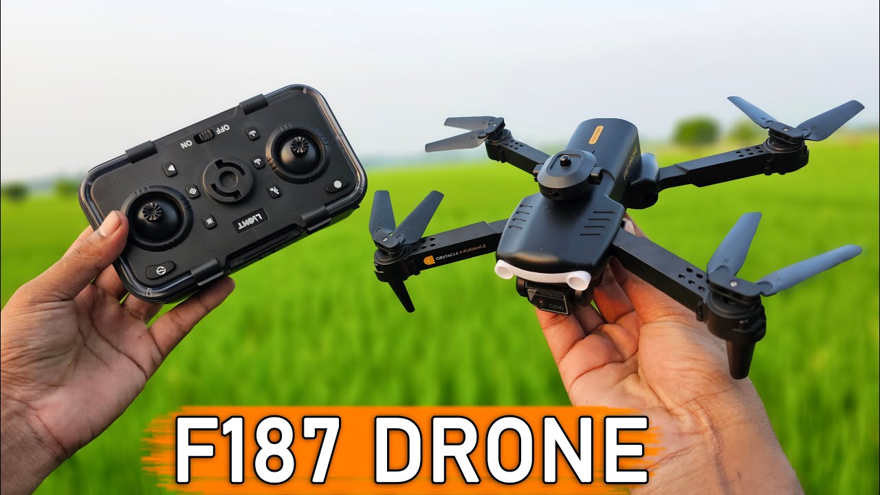 New F187 Drone 4K Dual Camera Wifi FPV Obstacle Avoidance Optical Mini ...